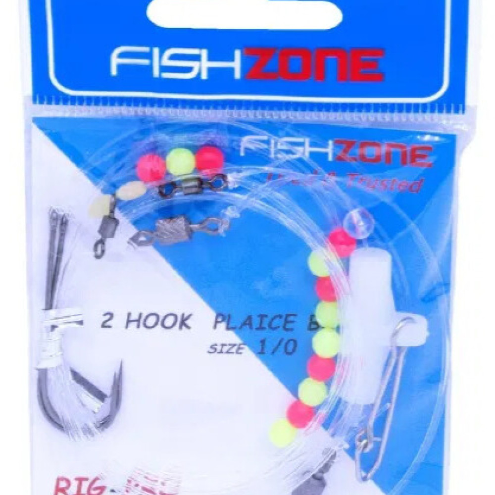Fishzone 2 hook Plaice Boat Rig | Ricks Rigz Fishing Tackle Shop