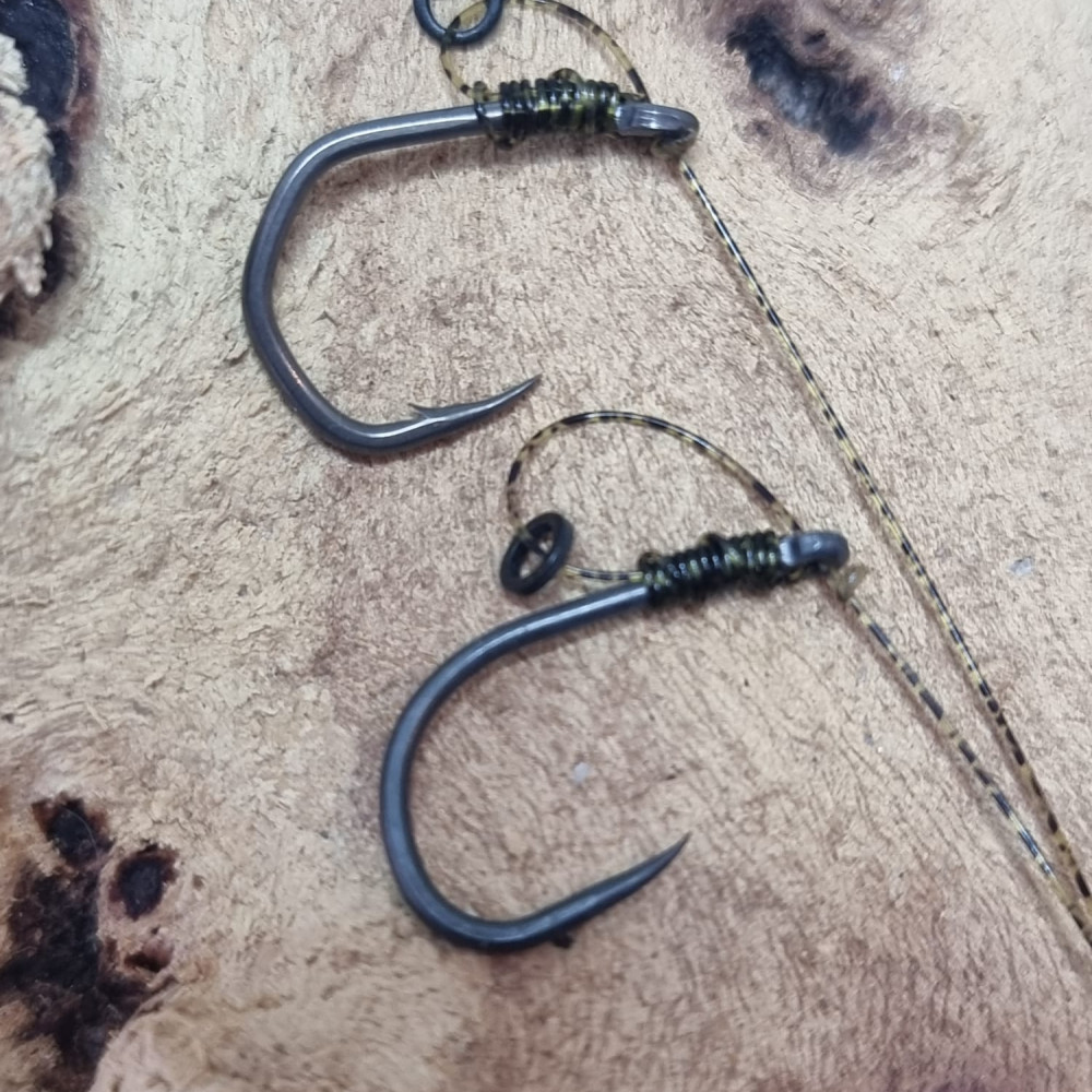 Ready Made Wafter D Rigs - Tom Maker Illusion D rig - Fluorocarbon
