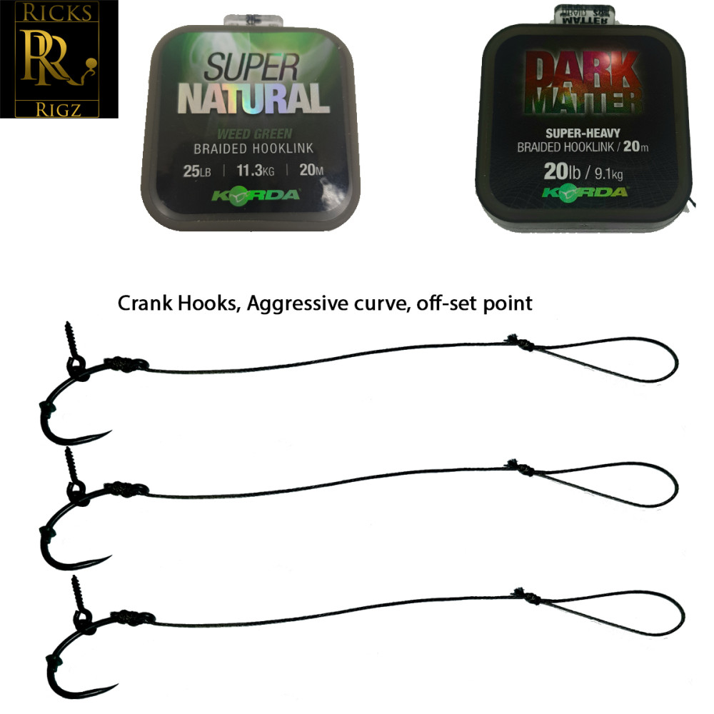 25 Ready Made Premium PVA Bag Carp Rigs and Rig Box Combo |Ready Tied ...