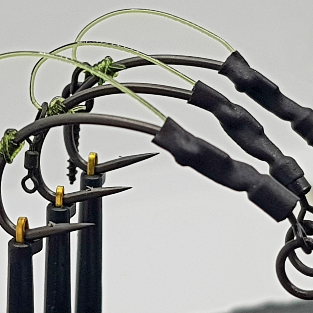 Ready Made Ronnie D Rigs - Spinner D Rigs | Professionally Tied Carp Rigs